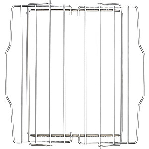 BRADSHAW INTERNATIONAL 23803 Chrome Adjustable Roast Rack