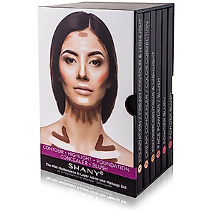 SHANY The Mini Masterpiece 6 Layers Foundation, Concealer, Camouflage, Contour, Blush Palette