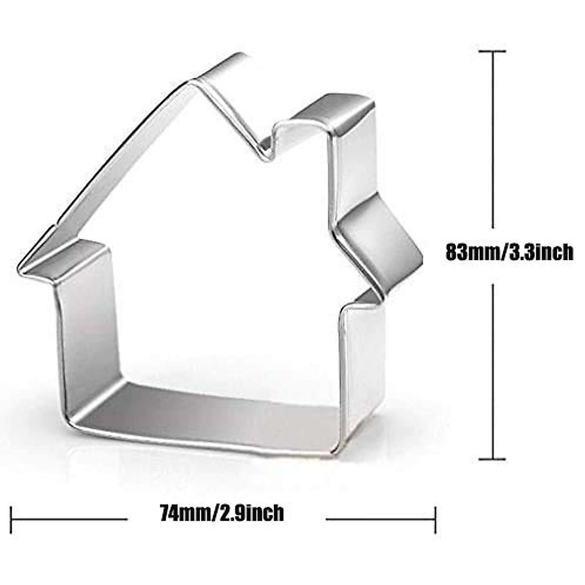 WOTOY House Biscuit Cookie Cutter - Stainless Steel