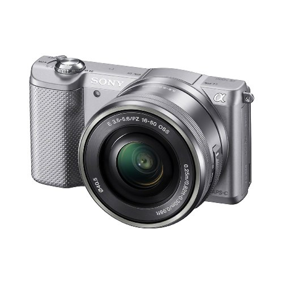 Sony Alpha a5000 Mirrorless Digital Camera with 16-50mm OSS Lens (Silver)