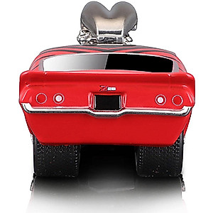 1971 Chevy Camaro Red and Black 1/64 Diecast Model Car by Muscle Machines 15554
