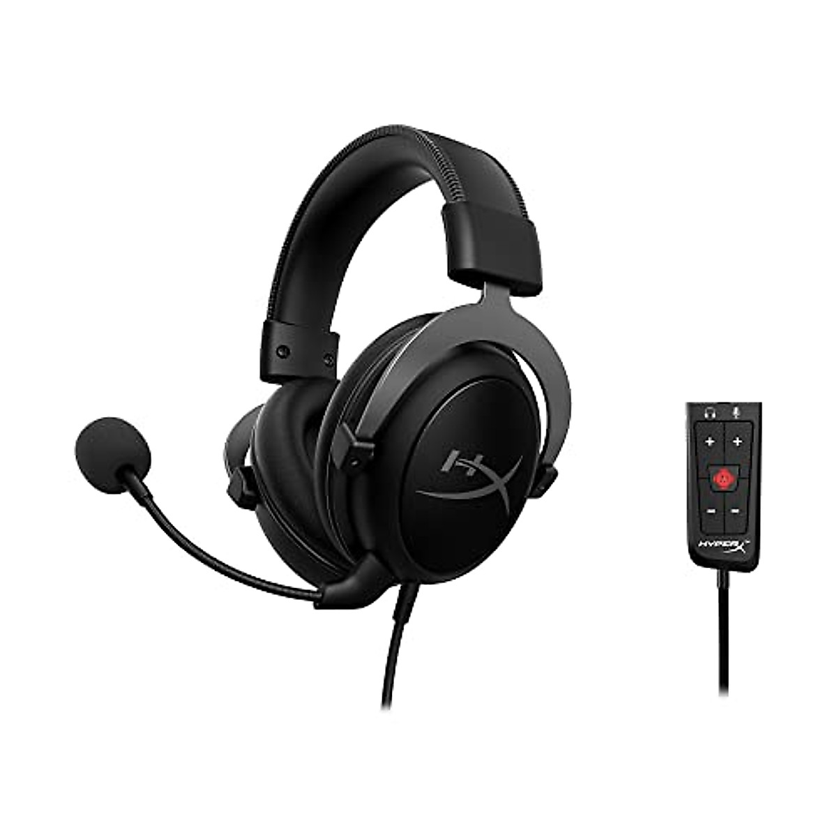 HyperX Cloud II Gaming Headset - 7.1 Surround Sound - Memory Foam Ear Pads - Durable Aluminum Frame - Works with PC, PS4, PS4 PRO, Xbox One, Xbox One S - Gun Metal (KHX-HSCP-GM)