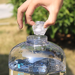 Student 1 Gallon Large Capacity Water Bottle with Time Marker, Reusable, Motivational, Leak-proof, BPA Free Sports Water Jug for Fitness, Gym, Running, Office, Home, Outdoor Sports, Cycling, Camping