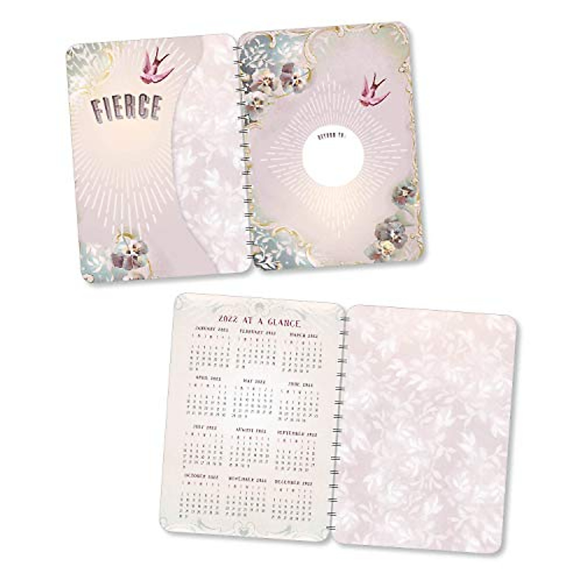 PAPAYA 2021 On-the-Go Weekly Planner: 17-Month Calendar with Pocket (Aug 2020 - Dec 2021, 5" x 7" closed): Fierce
