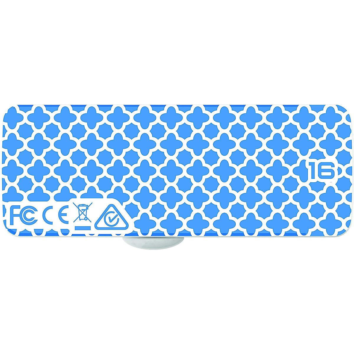 Emtec M700 Wallpaper Flash Drive, 16GB, Blue Tile - ECMMDD16GM710WP10