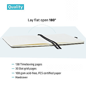 Action Day TIMEBOXING PLANNER Journal - All-in-ONE Layout Design Timeboxing is a Powerful Technique to Improve Your Productivity & Your Life, Pocket, 7x9
