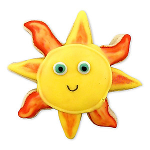 Foose Brand Sun Cookie Cutter 3 Inch - Made in the USA - Tin Plate Steel