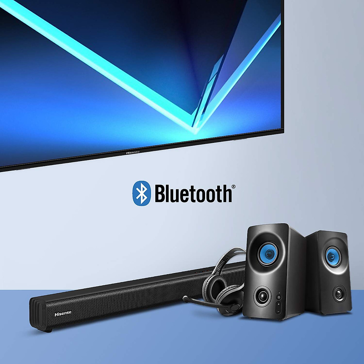 Hisense 40-Inch 40H5500F Class H55 Series Android Smart TV with Voice Remote (2020 Model)