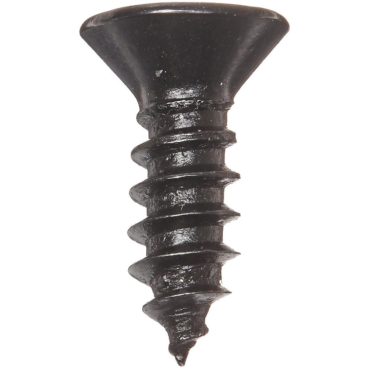 Small Parts 0808ABPFB Steel Sheet Metal Screw, Black Oxide Finish, 82 degrees Flat Head, Phillips Drive, Type AB, #8-18 Thread Size, 1/2" Length (Pack of 100)