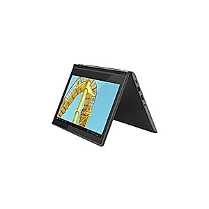 Lenovo 300e Windows 2nd Gen 81M90061US 11.6" Touchscreen 2 in 1 Notebook - HD - 1366 x 768 - Intel Celeron N4120 Quad-core (4 Core) 1.10 GHz - 4 GB RAM - 64 GB Flash Memory - Black