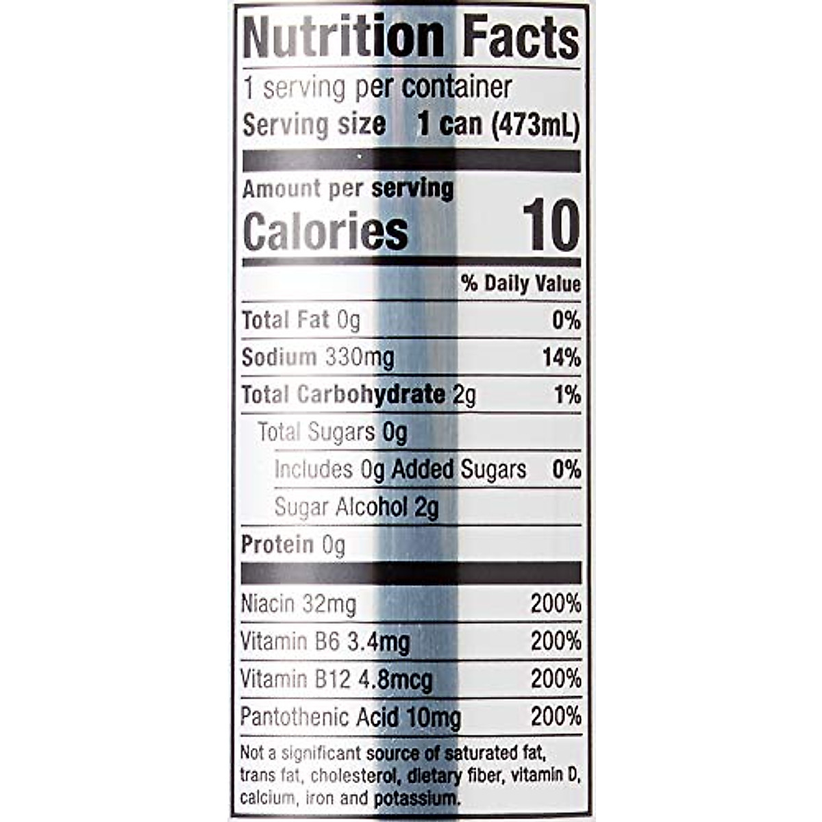 Amazon Brand - Solimo Red Energy Drink, Sugar Free, 16 fl oz (Pack of 12)