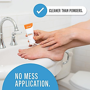 Carpe Antiperspirant Foot Lotion 3 Tubes WITH FREE APPLICATOR, A dermatologist-recommended solution to stop sweaty, smelly feet, Helps prevent blisters, Great for hyperhidrosis