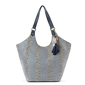Sakroots Roma Shopper, Navy Spirit Desert Woven