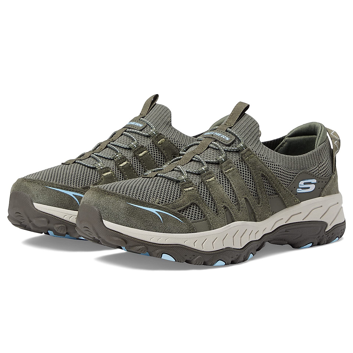 Skechers Sport Women's Women's Grand Peak Hiking Shoe, OLV=Olive, 9