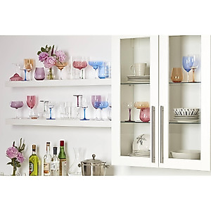 Oneida Bottoms Up Wine Glasses, Set of 4, 4 Count, Multi