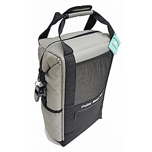 Polar Bear Coolers Back Pack Cooler, Silver, 18 Pack (PB 290)
