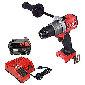 Milwaukee 2804-20 18V 1/2" Hammer Drill,48-11-1828 3.0Ah Bat,48-59-1812 Charger