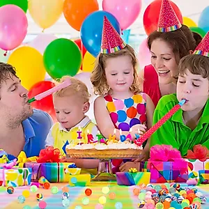 Pllieay 264 Pieces Bouncy Balls in Bulk, 3 Style Random Small Rubber Bouncy Balls for Kids Party Favors, 20mm/0.78Inch Neon Bouncing Balls for Gift Bag Filling and Vending Machines