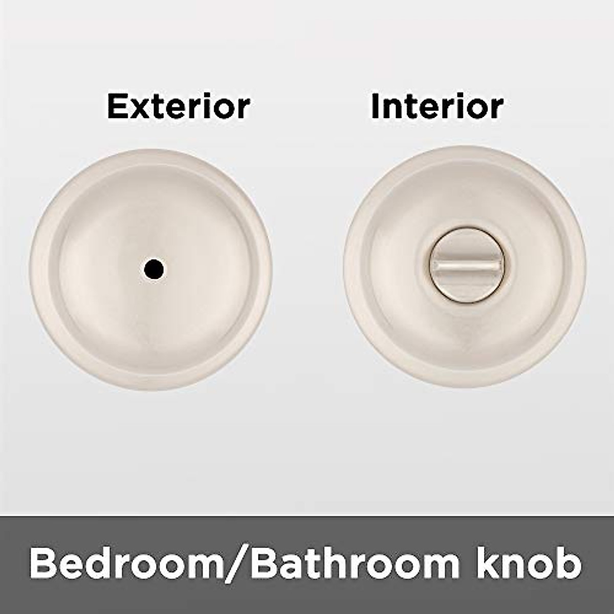 Kwikset 97300-829 Juno Privacy Knob, Pack of 1, Satin Nickel