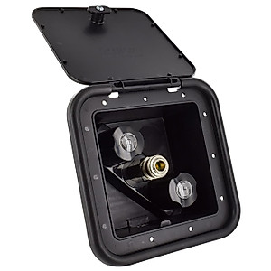 Phoenix Faucets PF247701 Spray-Away Two-Handle Hot and Cold Outlet with Quick Connect - Black