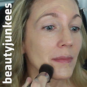 Flat Top Kabuki Foundation Brush - Beauty Junkees Large Dense Synthetic Face Makeup Brushes for Liquid, Cream, Powder Make Up, Buffing, Blending, Stippling Applicator, Brocha Para Base de Maquillaje