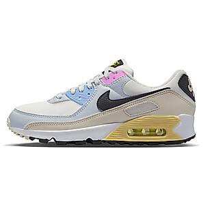 Nike Women's Air Max 90 Summit White/Black-Light Bone (DQ0374 100) - 11