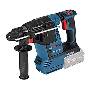 Bosch Professional 18V System GBH 18V-26 Cordless Rotary Hammer (SDS Plus, Impact Energy: 2.6 J, max. Drilling Diameter: Concrete/Steel/Wood 26/13/30 mm, excluding Batteries and Charger, in Carton)