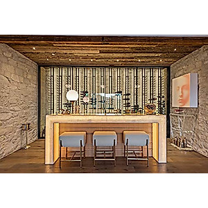 Ultra Wine Racks Floor-to-Ceiling Mount Display (1 Side, Single Deep, Black)