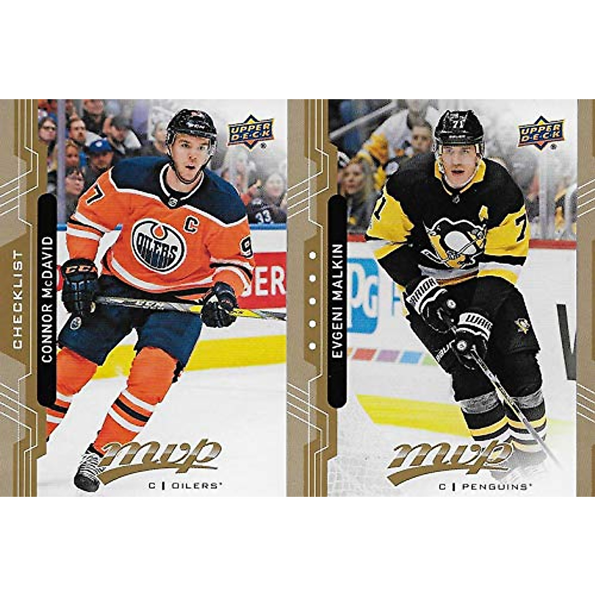 2018 2019 Upper Deck MVP Hockey Series Factory Sealed 250 Card Set Including 50 High Series Shortprints and a Bonus Pack containing Eastern Stars, Western Stars and Rookie Star Formations