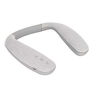 Septpenta Neckband Bluetooth Speaker, Stereo Neckband Speaker Bluetooth Wireless, Wearable Speaker, Built-in 3W x 2 Speaker System, Noise-Canceling Microphone, for Home, Sports and Outdoors