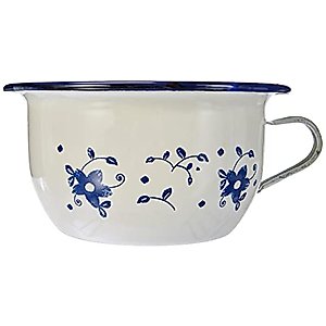 IBILI - 919322 - Sena Chamber Pot,White/Blue, 22 Cm