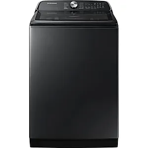 Samsung 5.5 Cu. Ft. Smart Top Load Washer with Super Speed Wash in Brushed Black