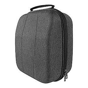 Geekria Shield Case for Large-Sized Over-Ear Headphones, Replacement Protective Hard Shell Travel Carrying Bag with Cable Storage, Compatible with ATH-WP900, Sony MDR-Z7M2 Headsets (Dark Grey)