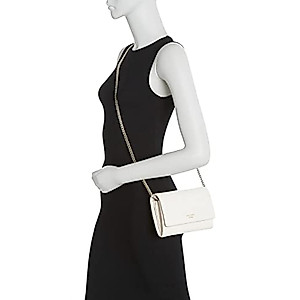 Kate Spade Roulette Pebble Leather Wallet On A Chain Crossbody, Bitter Greens