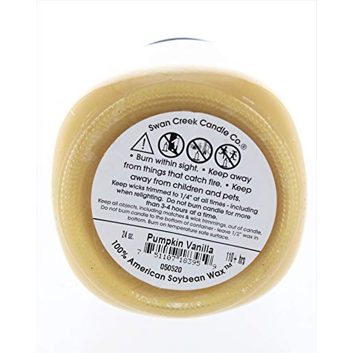 Swan Creek Candle Pumpkin Vanilla 24 Oz