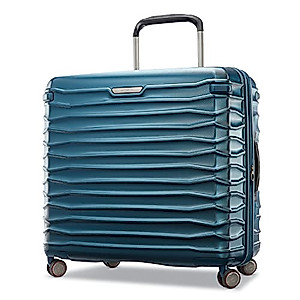 Samsonite Stryde 2 Hardside Expandable Luggage with Spinners, Deep Teal, Checked-Large Glider