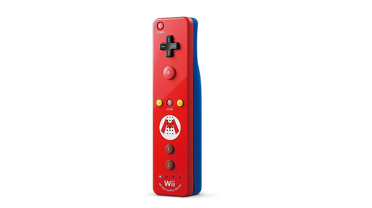 Nintendo Wireless Motion Sensor Wii Remote - Mario Edition