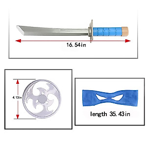 Plastic Turtle Shell for Kids Cosplay Halloween Cartoon Costume Party, Super Hero Cosplay Costume for Kids Birthday Party (Blue)