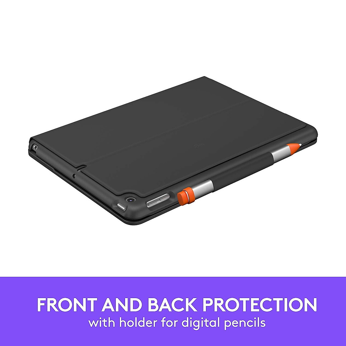 Logitech iPad Air (3rd generation) Keyboard Case | Slim Folio with integrated wireless keyboard (Graphite)