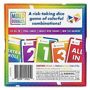 Ok2Win Boom GOES The Dynamite Math Card Game and Mixed Doubles Dice Game - Fast-Paced Fun for The Whole Family - Ages 7+