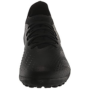 adidas Unisex Predator Accuracy.3 Turf Soccer Shoe, Black/Black/White, 9 US Men