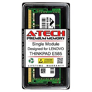 A-Tech 8GB RAM for Lenovo THINKPAD E585 | DDR4 2400MHz SODIMM PC4-19200 260-Pin Non-ECC Memory Upgrade Module