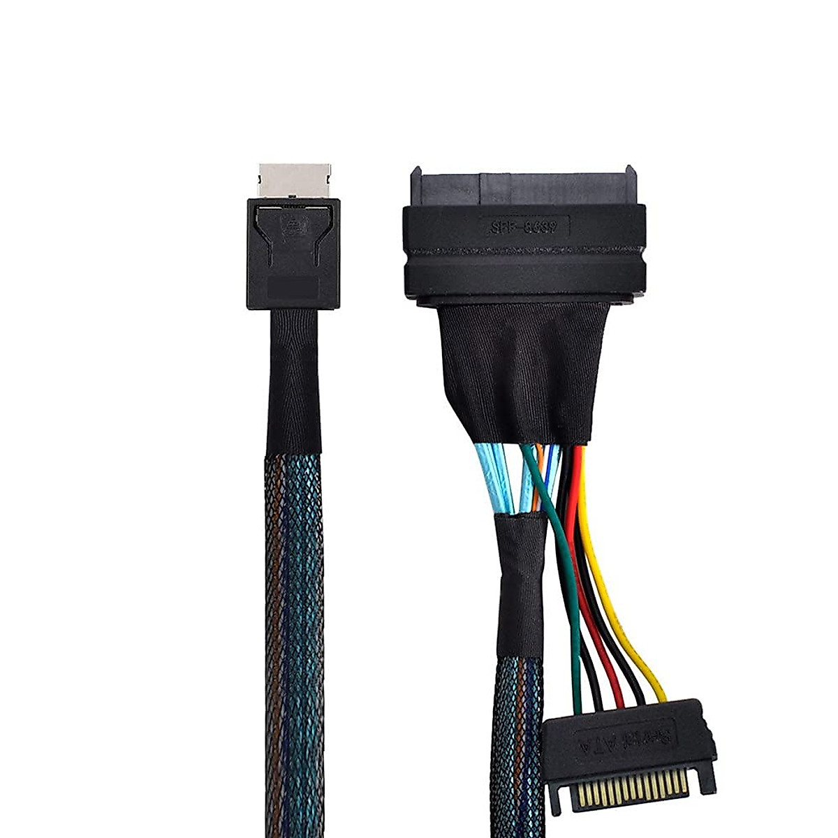 Xiwai Oculink SFF-8611 to U.2 U.3 SFF-8639 NVME PCIe PCI-Express SSD Cable for Mainboard SSD
