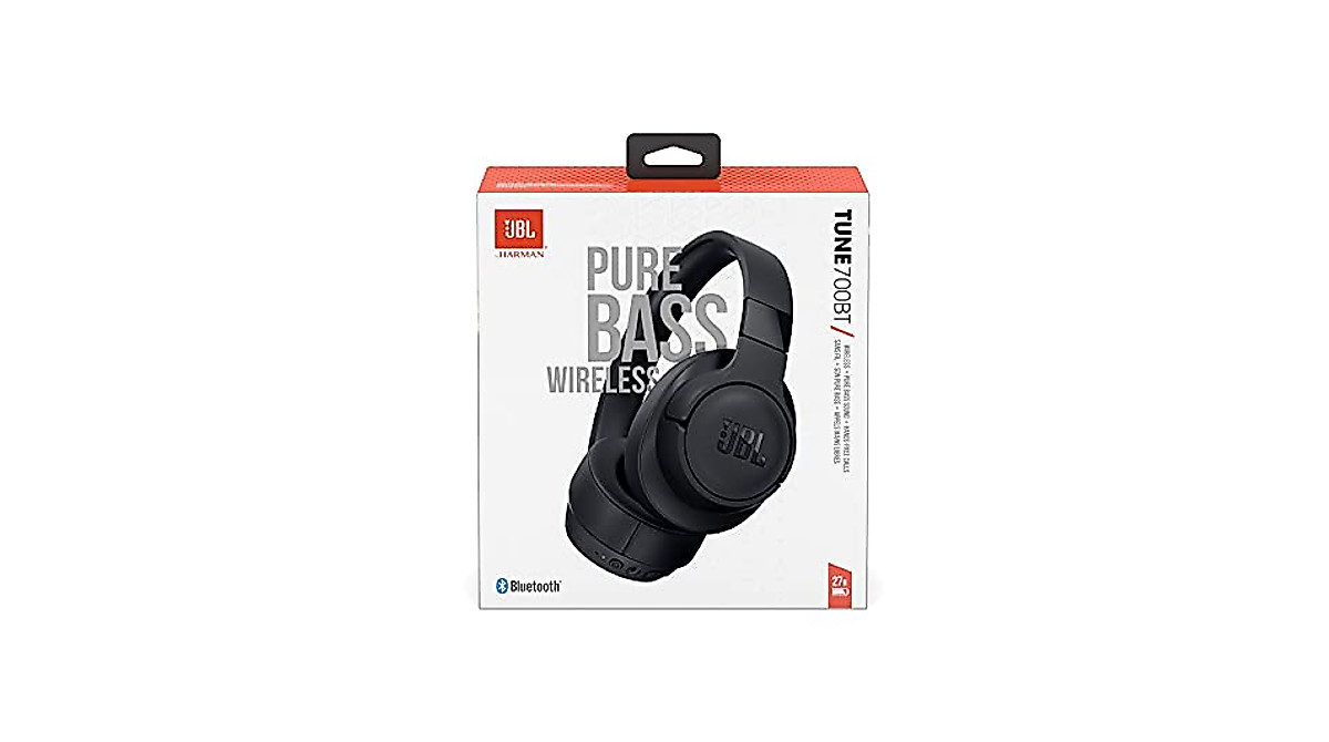 JBL TUNE 700BT Wireless Over-Ear Headphones - Powerful Sound, Long ...