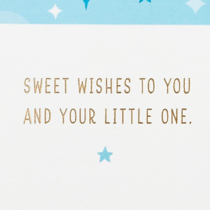 Hallmark Paper Wonder Pop Up Baby Shower Card for Boy (Blue Balloons) Welcome New Baby Boy, Congratulations