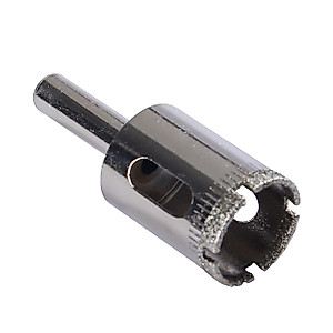 7/8 Inch Diamond Drill Bit for Glass, Triple-Coated Alloy Steel Tile Drill Bit for Ceramic, Porcelain, and Countertops