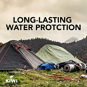 Kiwi Heavy Duty Water Protector, Camp Dry, Long Lasting & Breathable Water Protection, Effective on Leather, Canvas, Outdoor Gear & All Breathable Material, 10.5 OZ (Pack of 6)