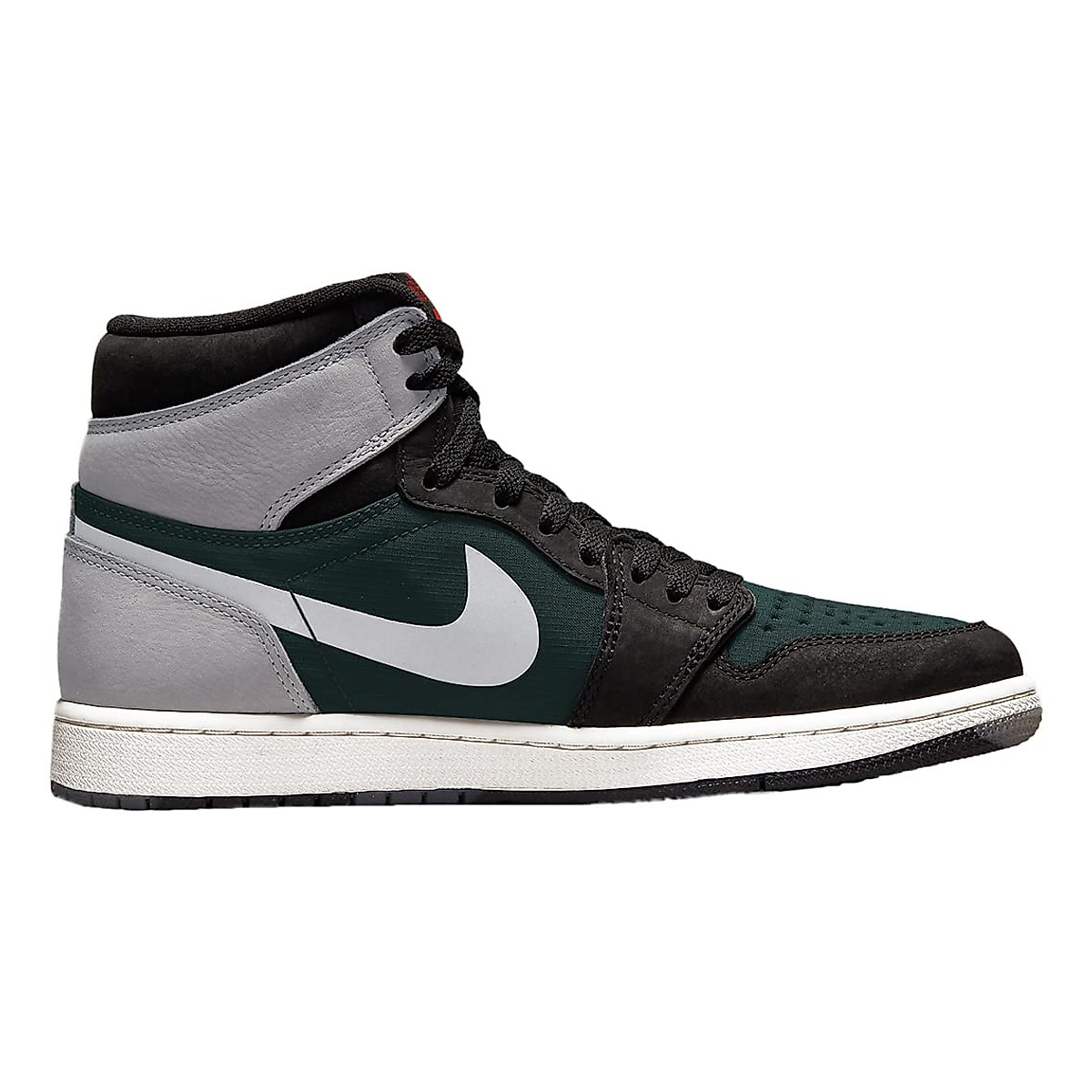 Jordan Men's 1 Retro High Element Black/Chile Red-Particle Grey (DB2889 001) - 11