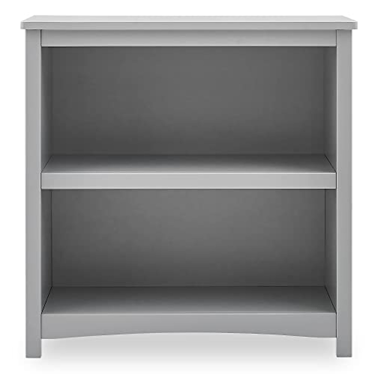 Delta Children Universal 2-Shelf Bookcase - Greenguard Gold Certified, Grey