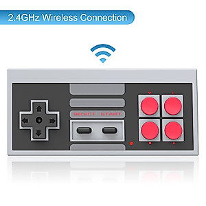 EASEGMER Handheld Games Controller for GV300S Games Console - Handheld Controller Gamepad Family Gift for Two Players (Grey Controller)